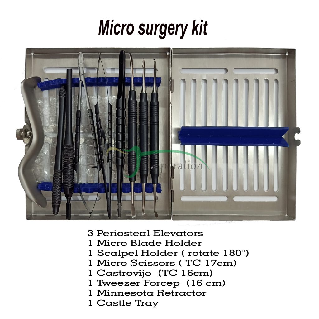 Micro Periodontal Surgery Kit Surgical Instruments Dental Surgery Set ...