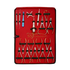 Dental Orthodontic Pliers Instrument Kit, Orthodontic Kit, 18 Pieces ...