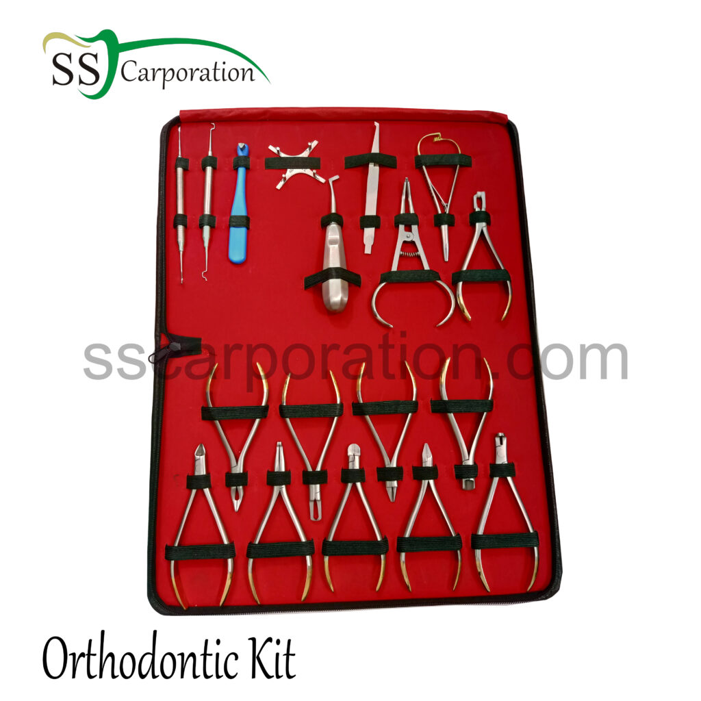 Dental Orthodontic Pliers Instrument Kit, Orthodontic Kit, 18 Pieces ...