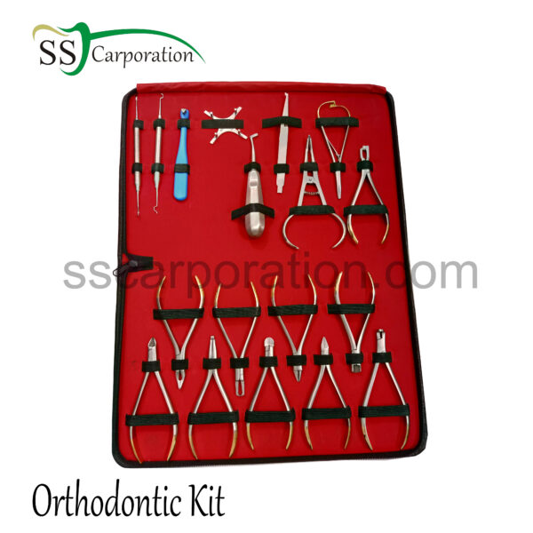 Dental Orthodontic Pliers Instrument Kit, Orthodontic Kit, 18 Pieces ...