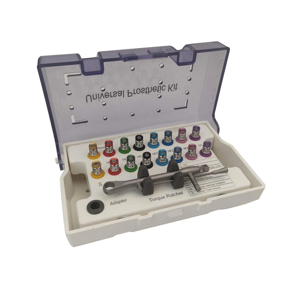 Dental Universal Implant Prosthetic Kit Torque Wrench Screw Driver ...
